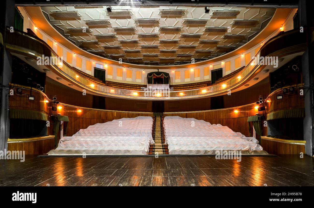 Image theater stage and auditorium with balconies and loggias hi-res ...