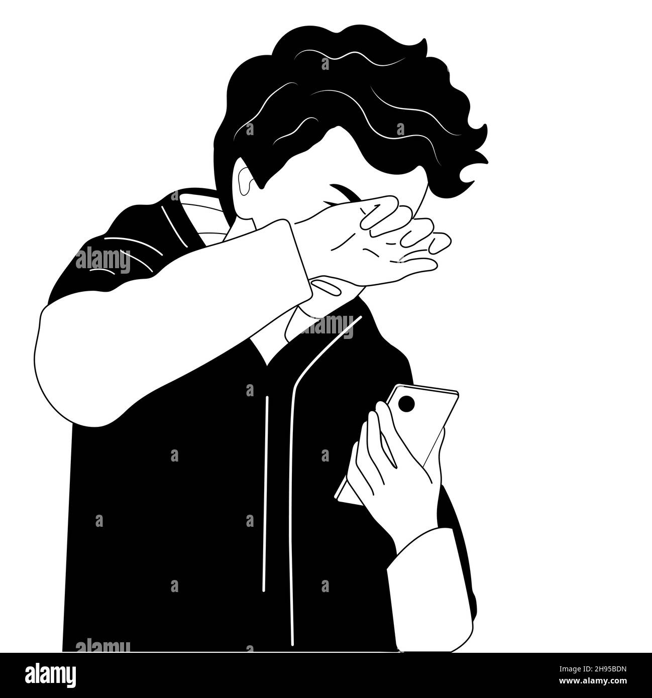 Someone watching Stock Vector Images - Alamy