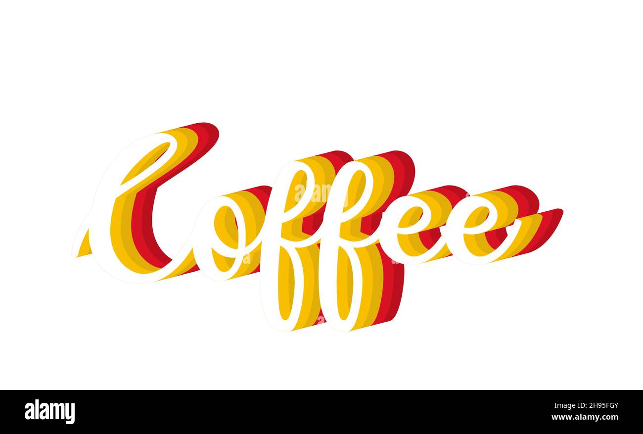 coffee break hand lettering inscription to coffee shop or restaurant ...