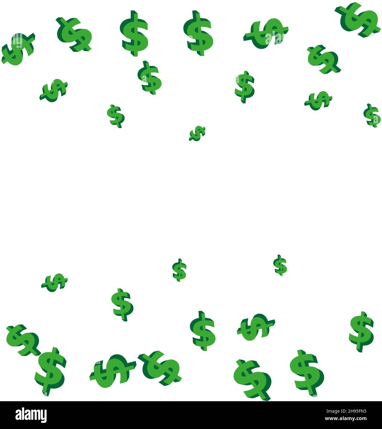 Vector random 3d dollar background eps Stock Vector Image & Art - Alamy