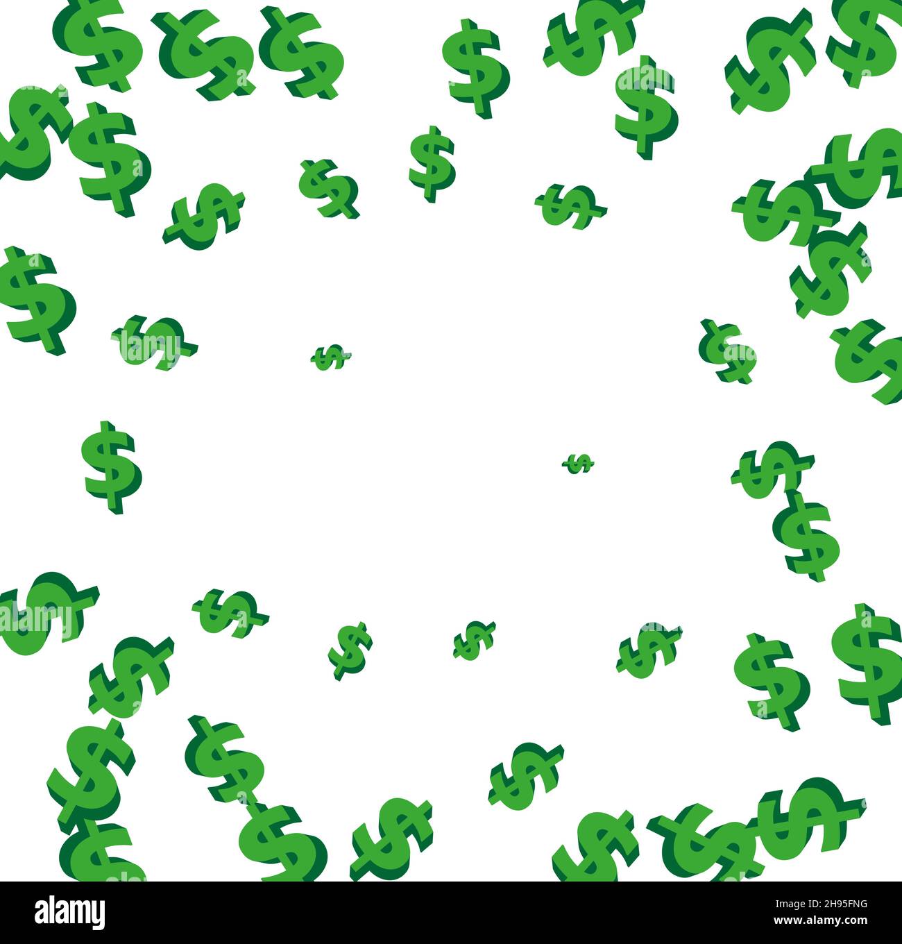 Vector random 3d dollar background eps Stock Vector Image & Art - Alamy
