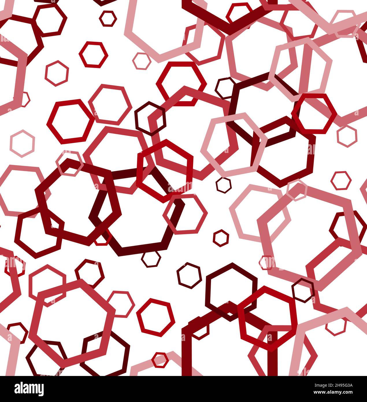 Random vector seamless pattern in hexagons Stock Vector Image & Art - Alamy