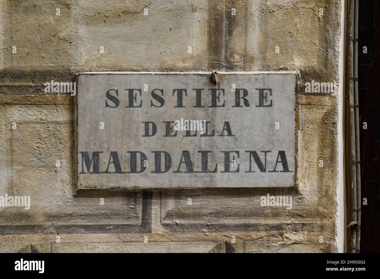 Maddalena sign hi-res stock photography and images - Alamy