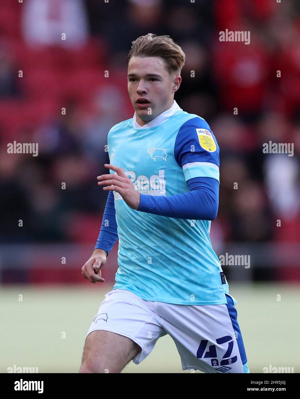 Derby County's Liam Thompson during the Sky Bet Championship match at ...