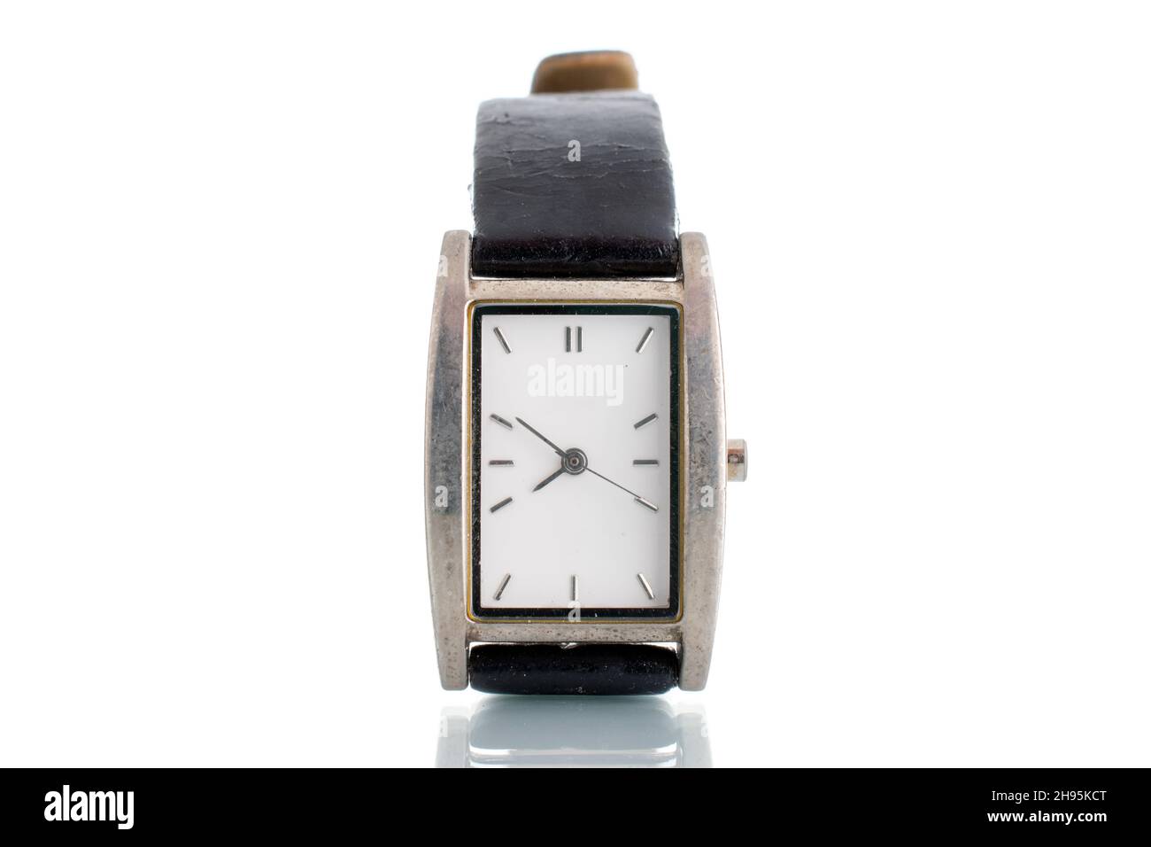 One wrist women's watch, close-up, isolated on white Stock Photo - Alamy