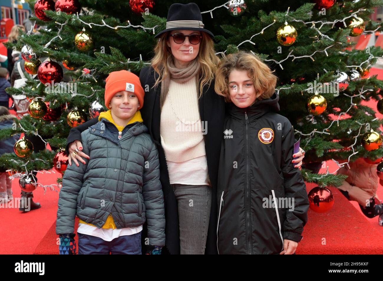 Rome, Italy. 04th Dec, 2021. Marina La Rosa with Gabriele Bellitti and ...