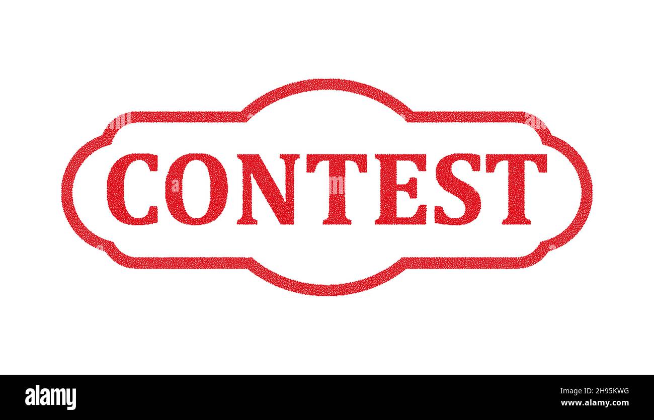 CONTEST stamp on white Stock Vector Image & Art - Alamy
