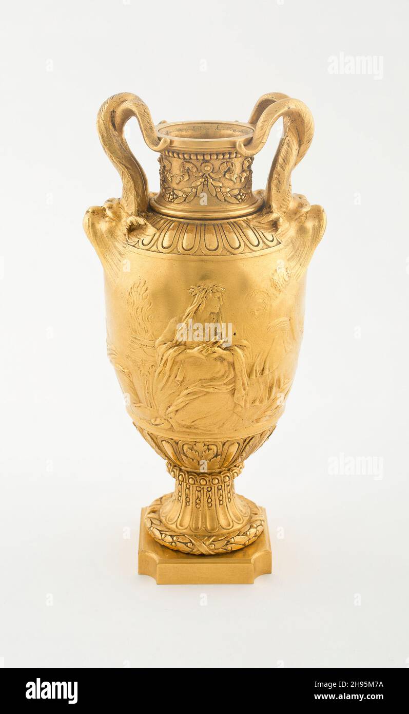 Vase with Sacrifice Scene, France, Early to mid 19th century Stock ...