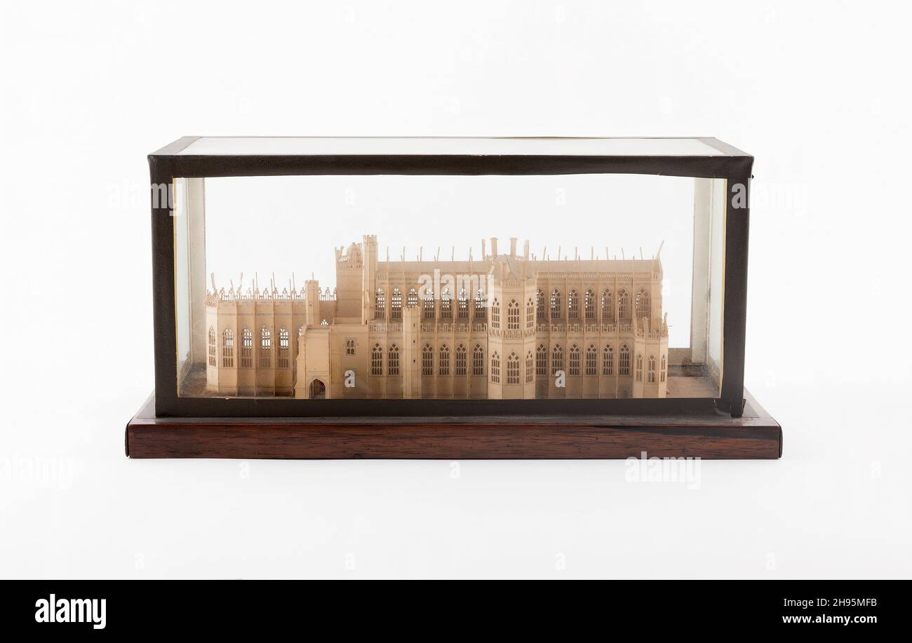 Model of Westminster Hall, England, c. 1830 Stock Photo - Alamy