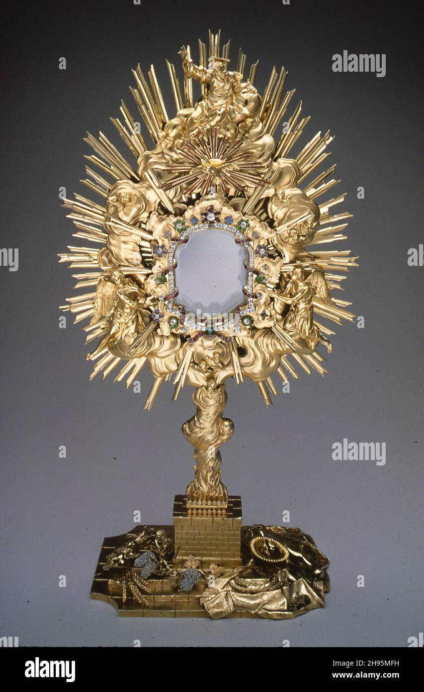 Monstrance, Vienna, 1762 Stock Photo - Alamy