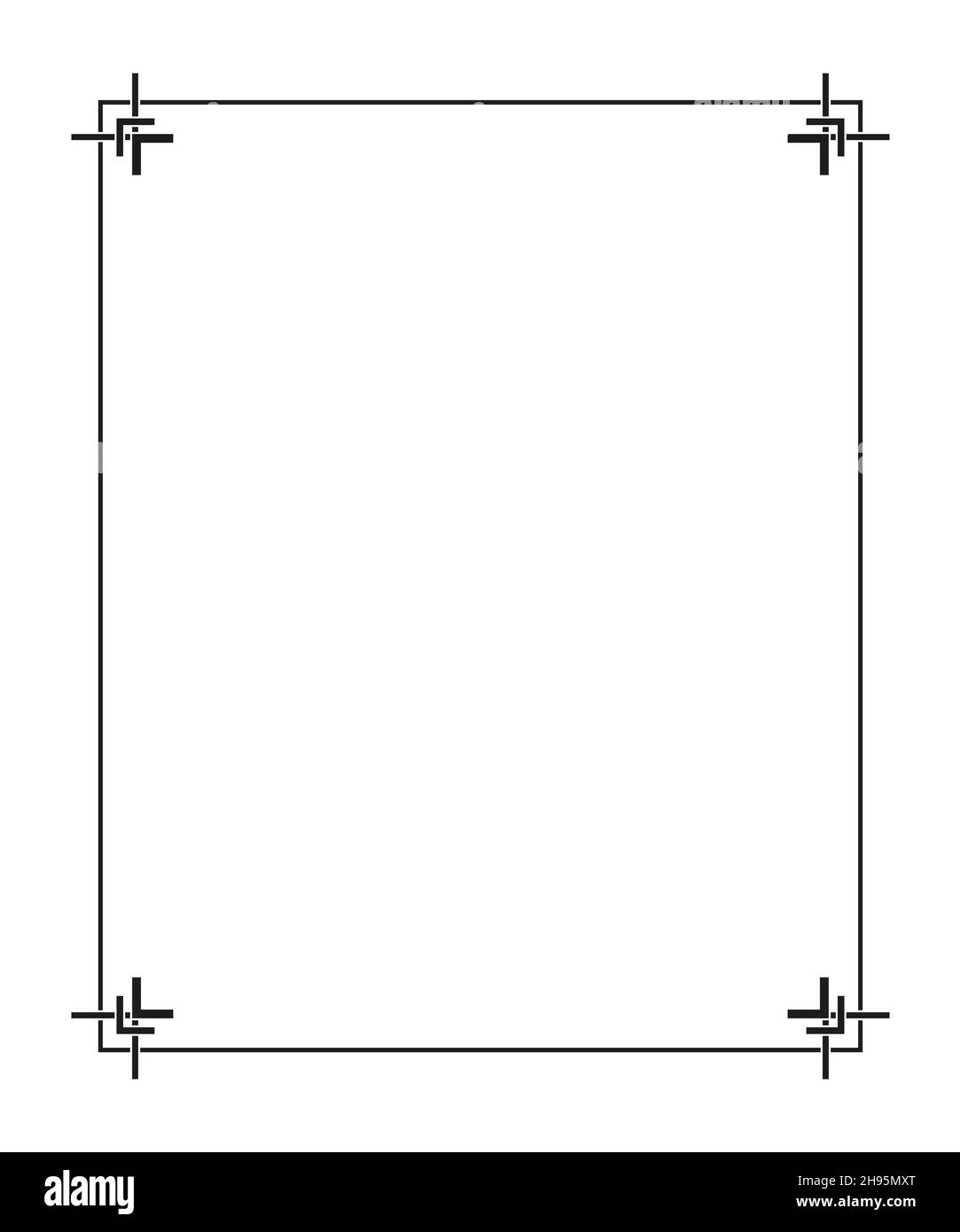 Vector decorative frame. Elegant element for design template, place for ...