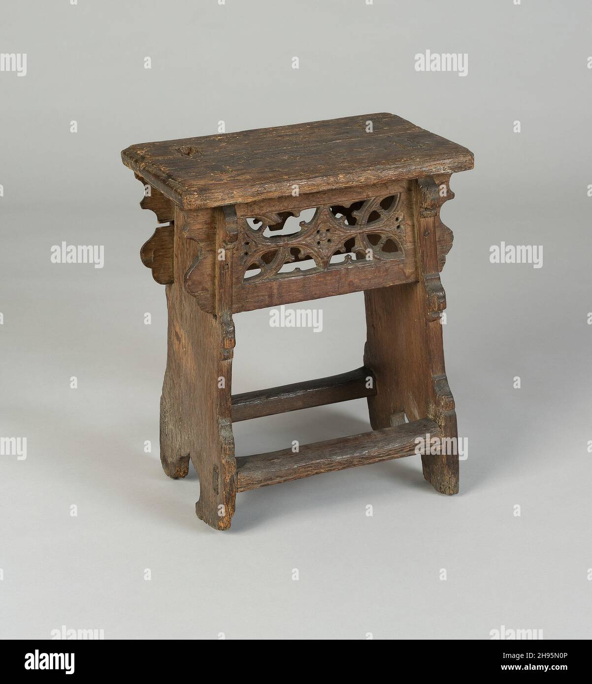 Stool, Europe, 15th century Stock Photo - Alamy