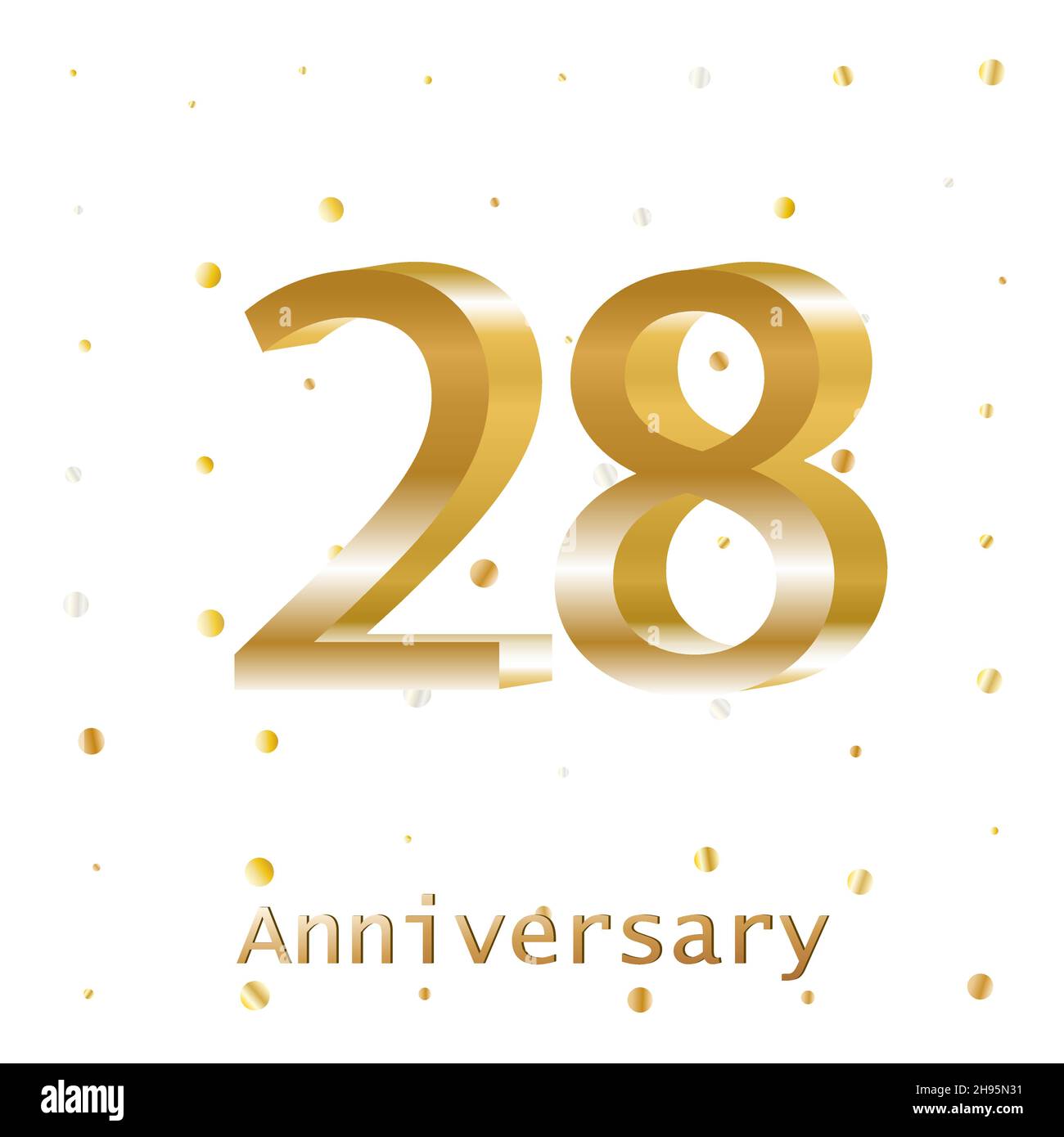 Years Golden Anniversary Vector Logo Design. Poster template for ...