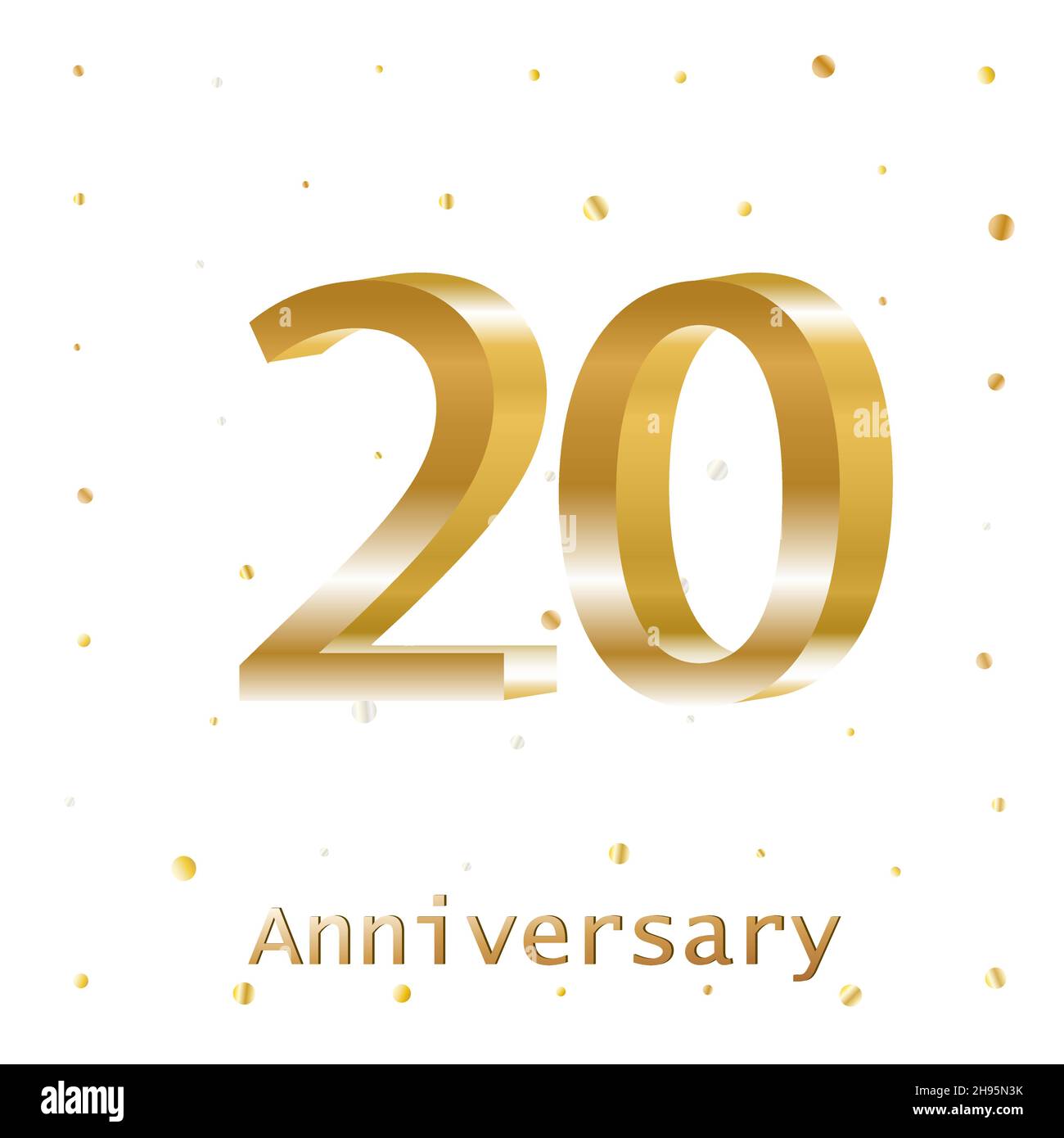 Years Golden Anniversary Vector Logo Design. Poster template for ...