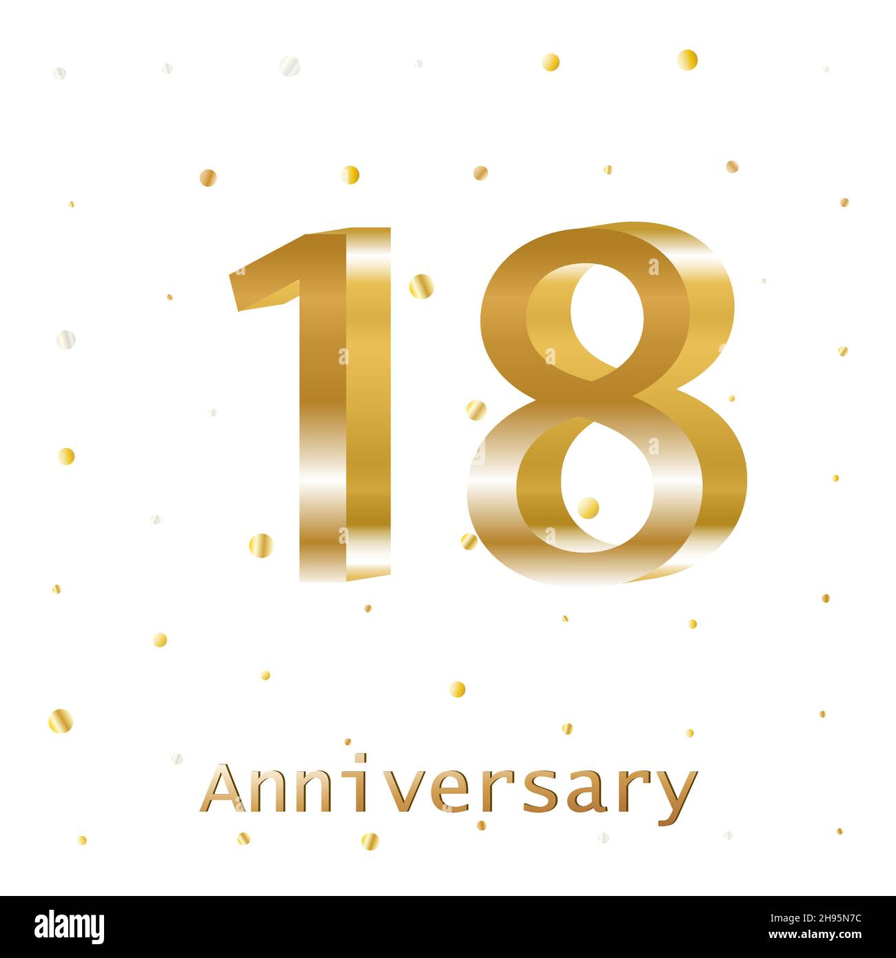 Years Golden Anniversary Vector Logo Design. Poster template for ...