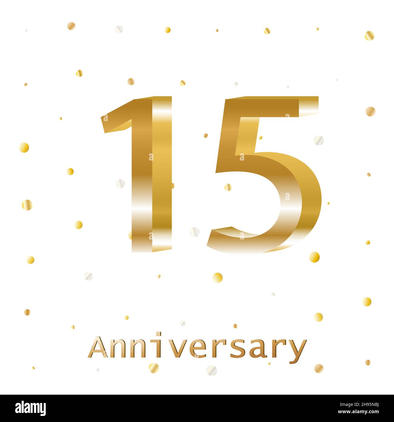 Years Golden Anniversary Vector Logo Design. Poster template for ...