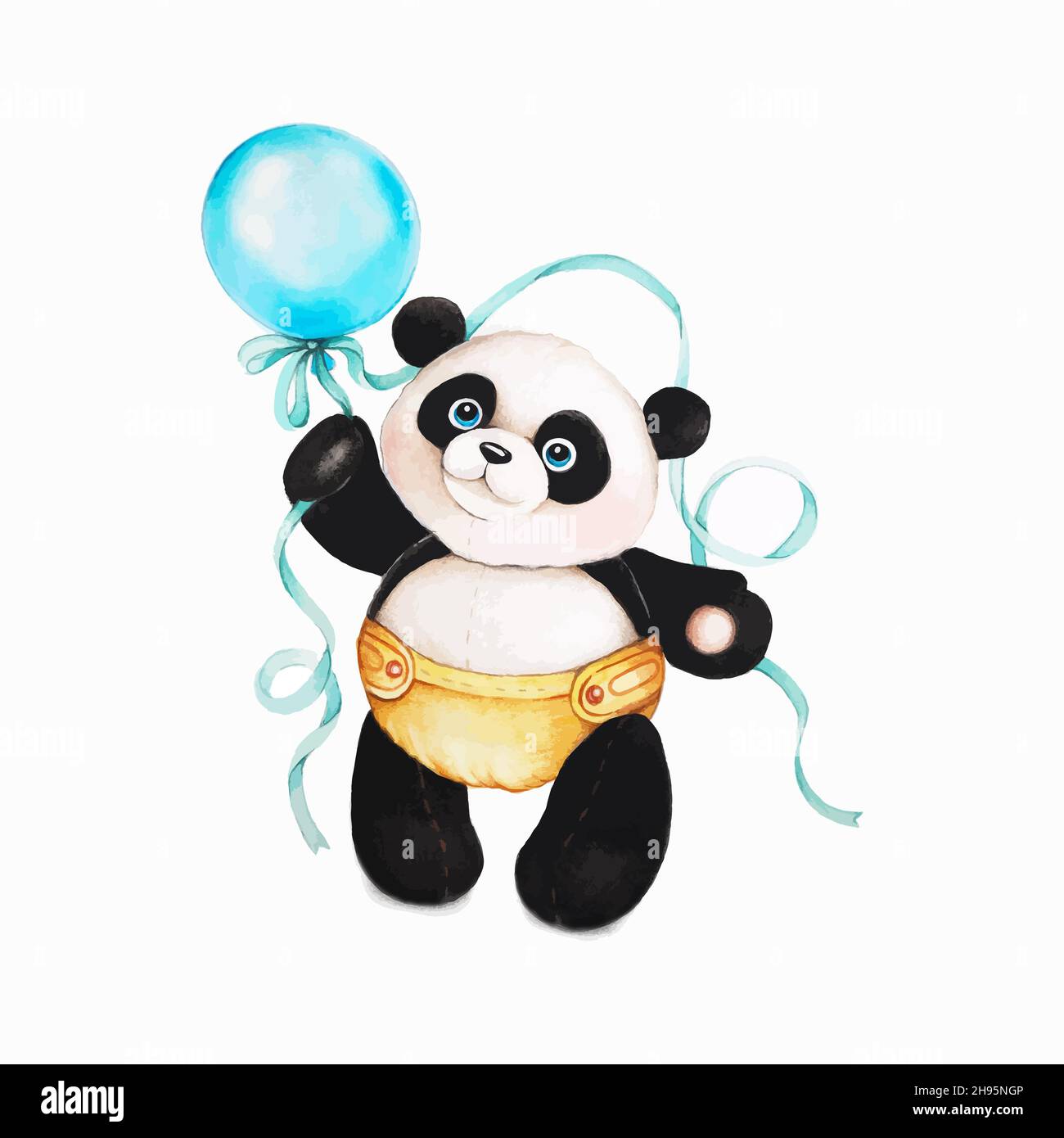 Panda character hand drawing Stock Vector Image & Art - Alamy