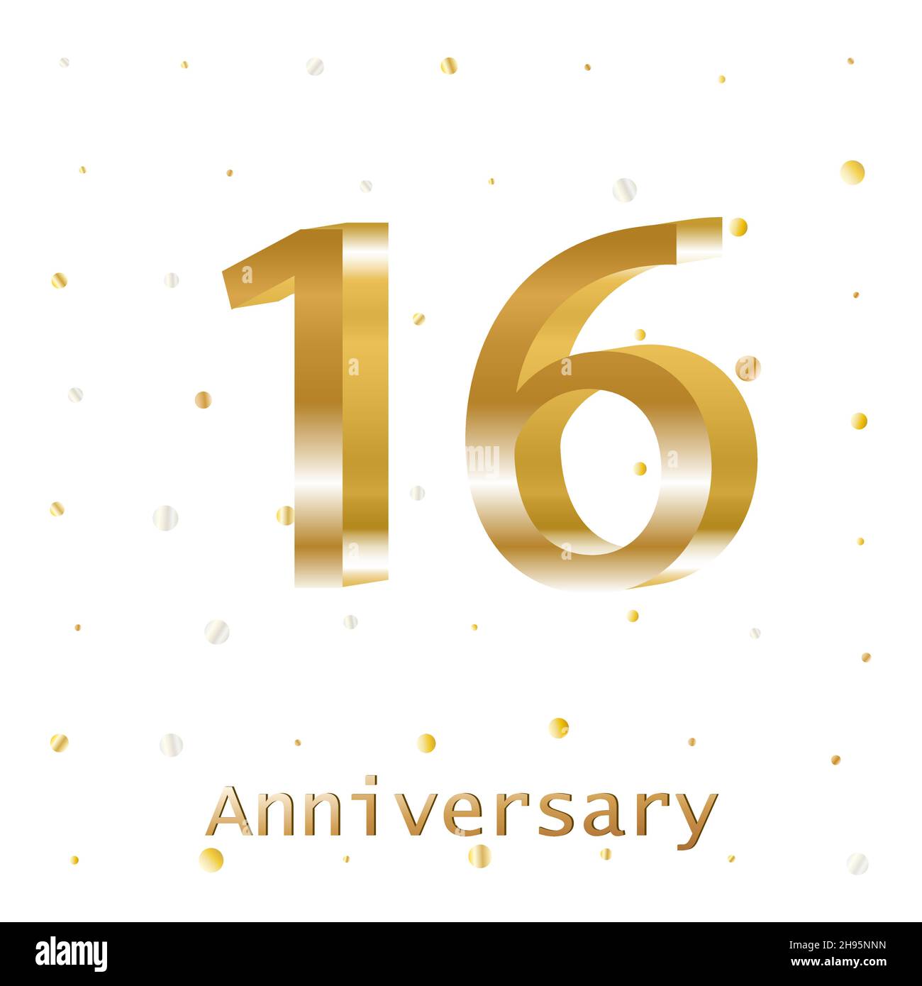 Years Golden Anniversary Vector Logo Design. Poster template for ...