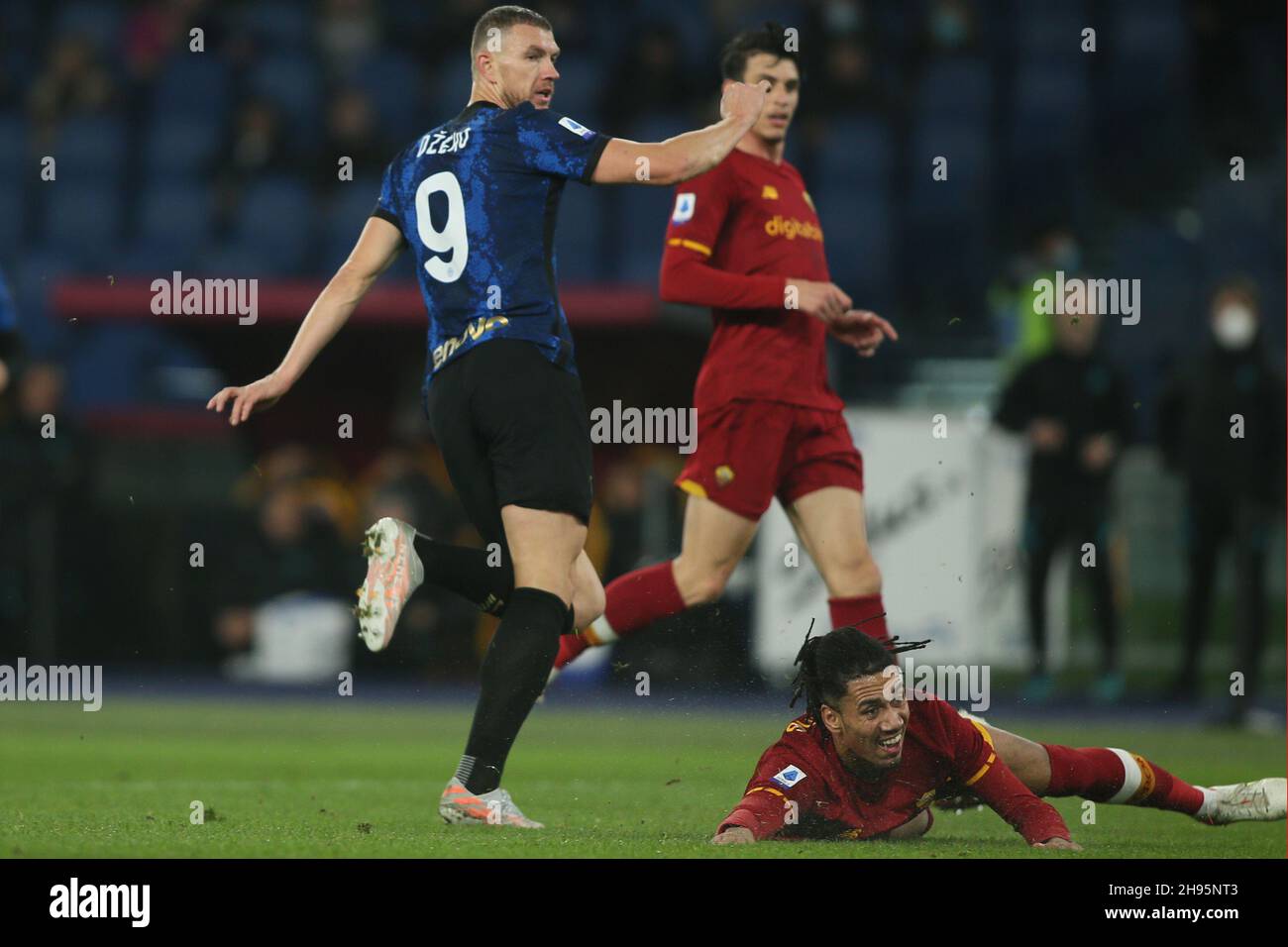 Rome, Italy. 04th Dec, 2021. ROME, Italy - 04.12.2021: DZEKO (INTER) in ...