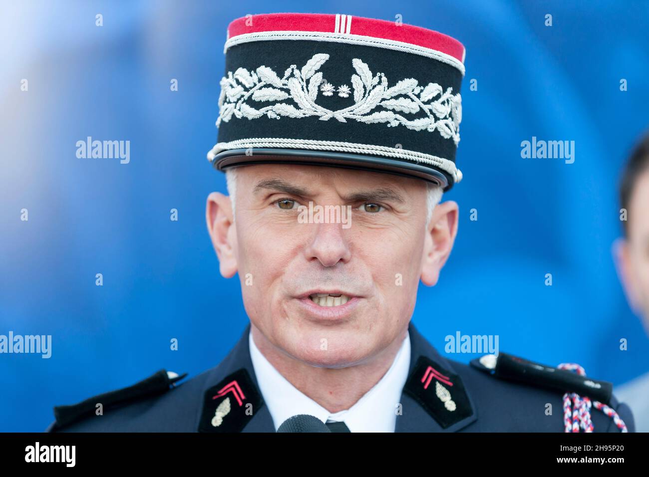 Controller General Grégory Allione, president of the French Fire ...