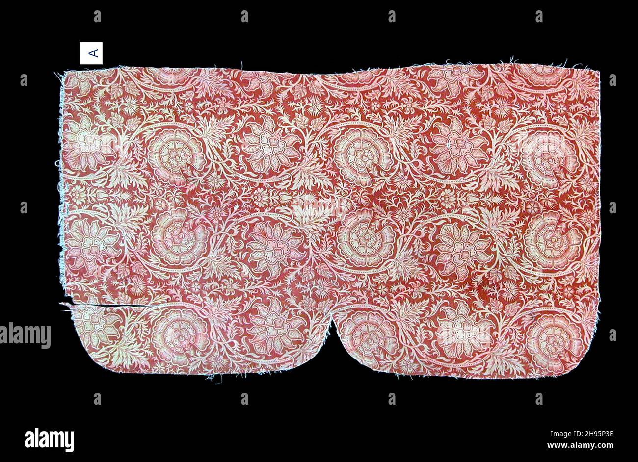 Chair Seat, England, c. 1888. Fabric designed by Thomas Wardle Stock ...