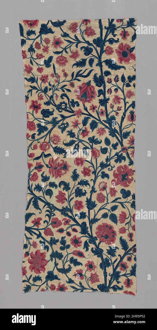 Curtain, England, Queen Anne period, 17th century Stock Photo - Alamy