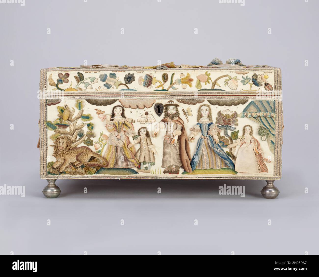 Dressing Box Depicting the Finding of Moses and Scenes from Abraham and ...