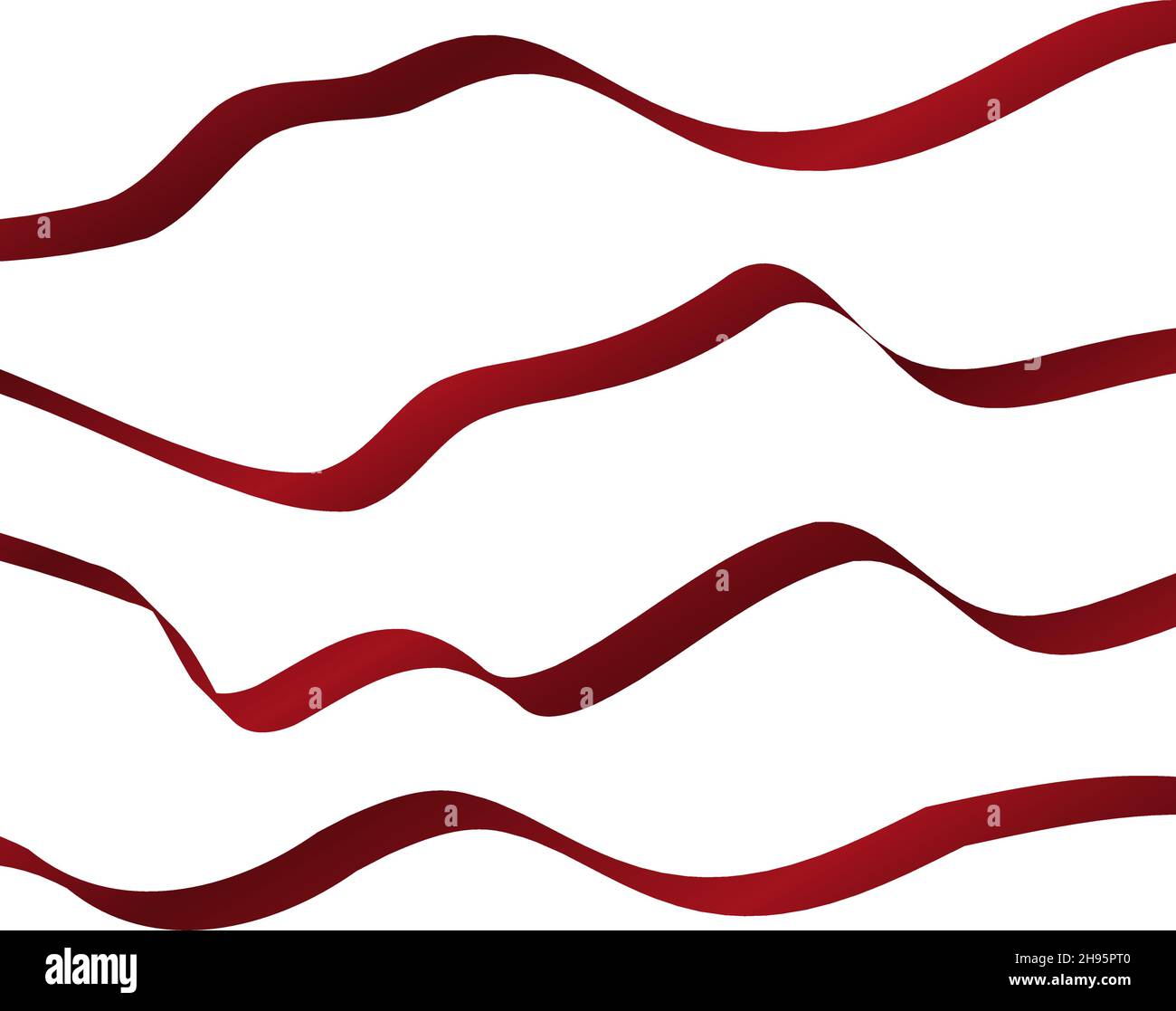 vector red ribbon on a white background Stock Vector Image & Art - Alamy