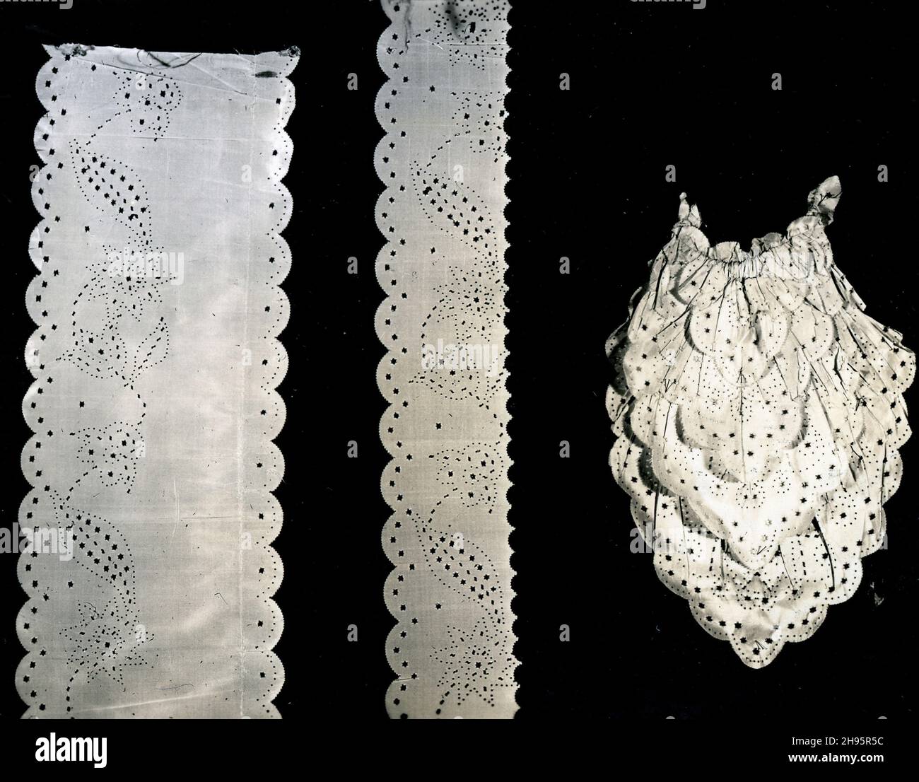 Ruffle fabric hi-res stock photography and images - Alamy