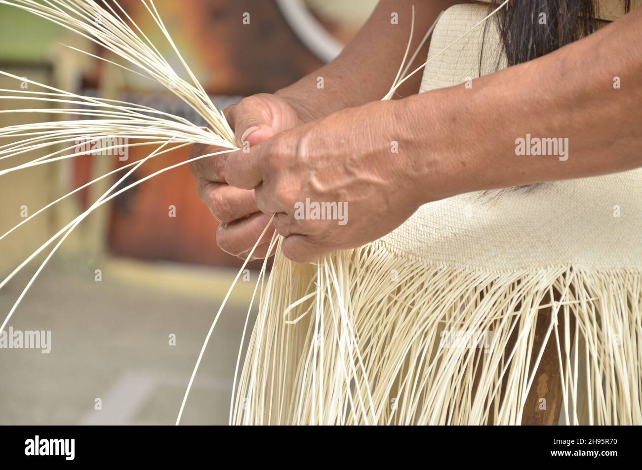 Toquilla straw hi-res stock photography and images - Alamy