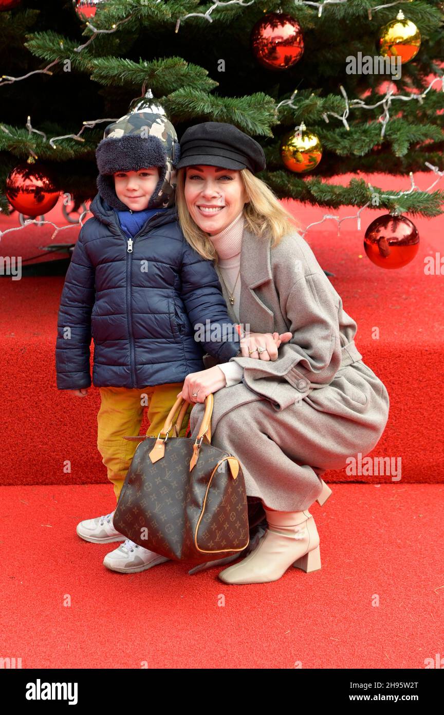 Kiara Tomaselli attends the inauguration of the Christmas World village ...