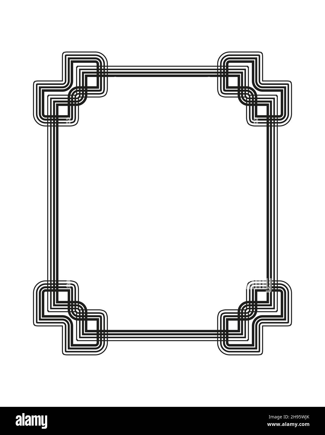 1920's art deco frames hi-res stock photography and images - Alamy