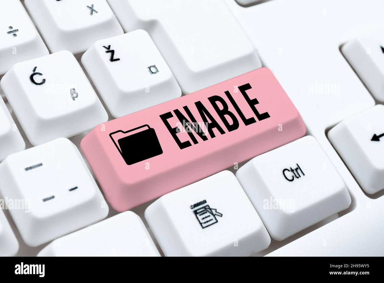 Text showing inspiration Enable. Internet Concept give someone or ...