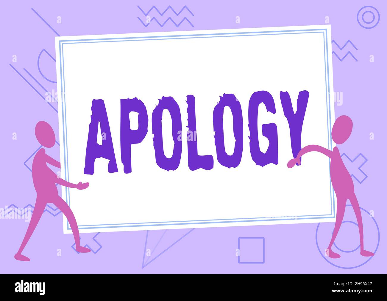 Sign displaying Apology. Business idea a written or spoken expression ...