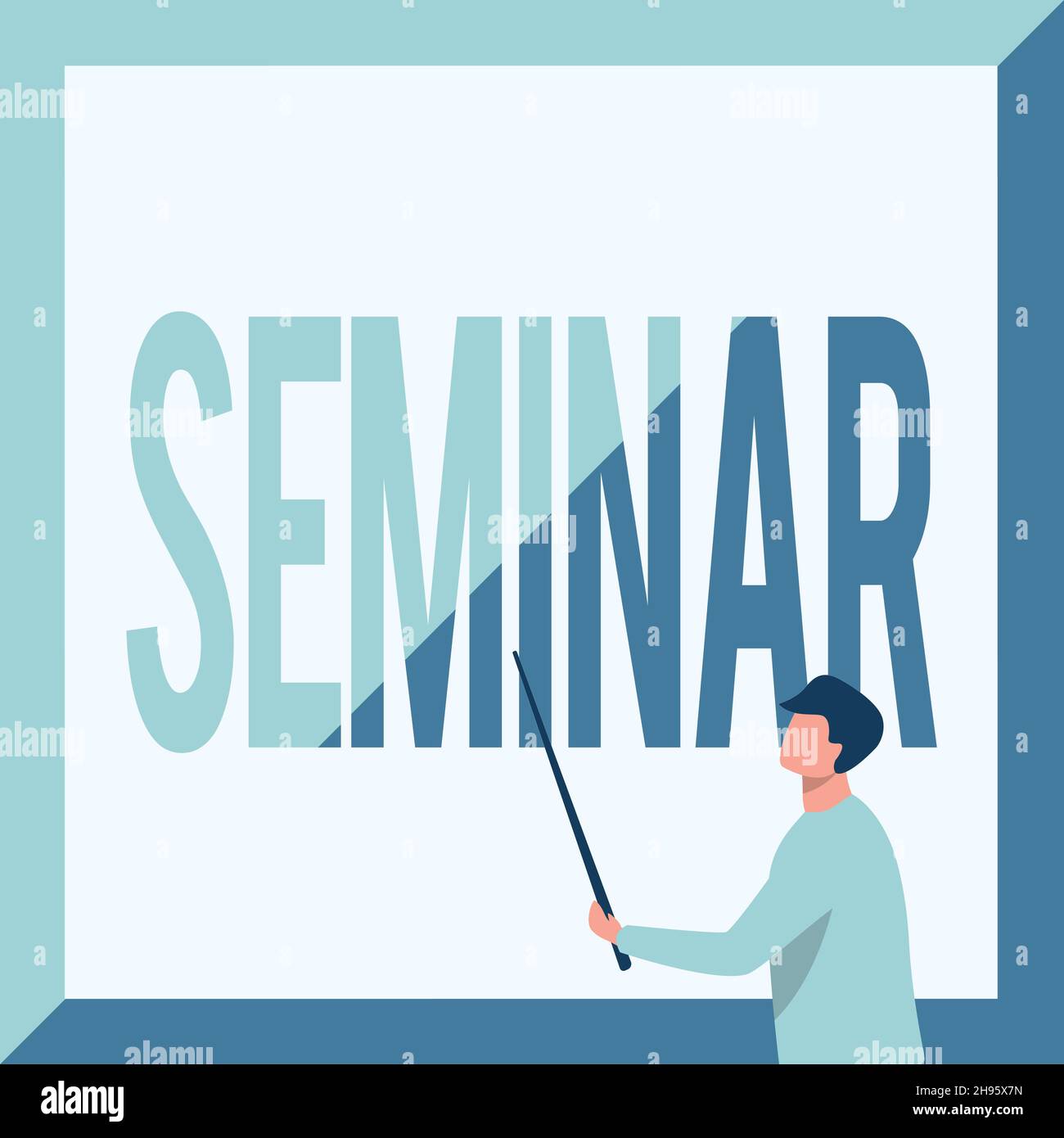 Handwriting text Seminar. Business concept Conference Academic ...