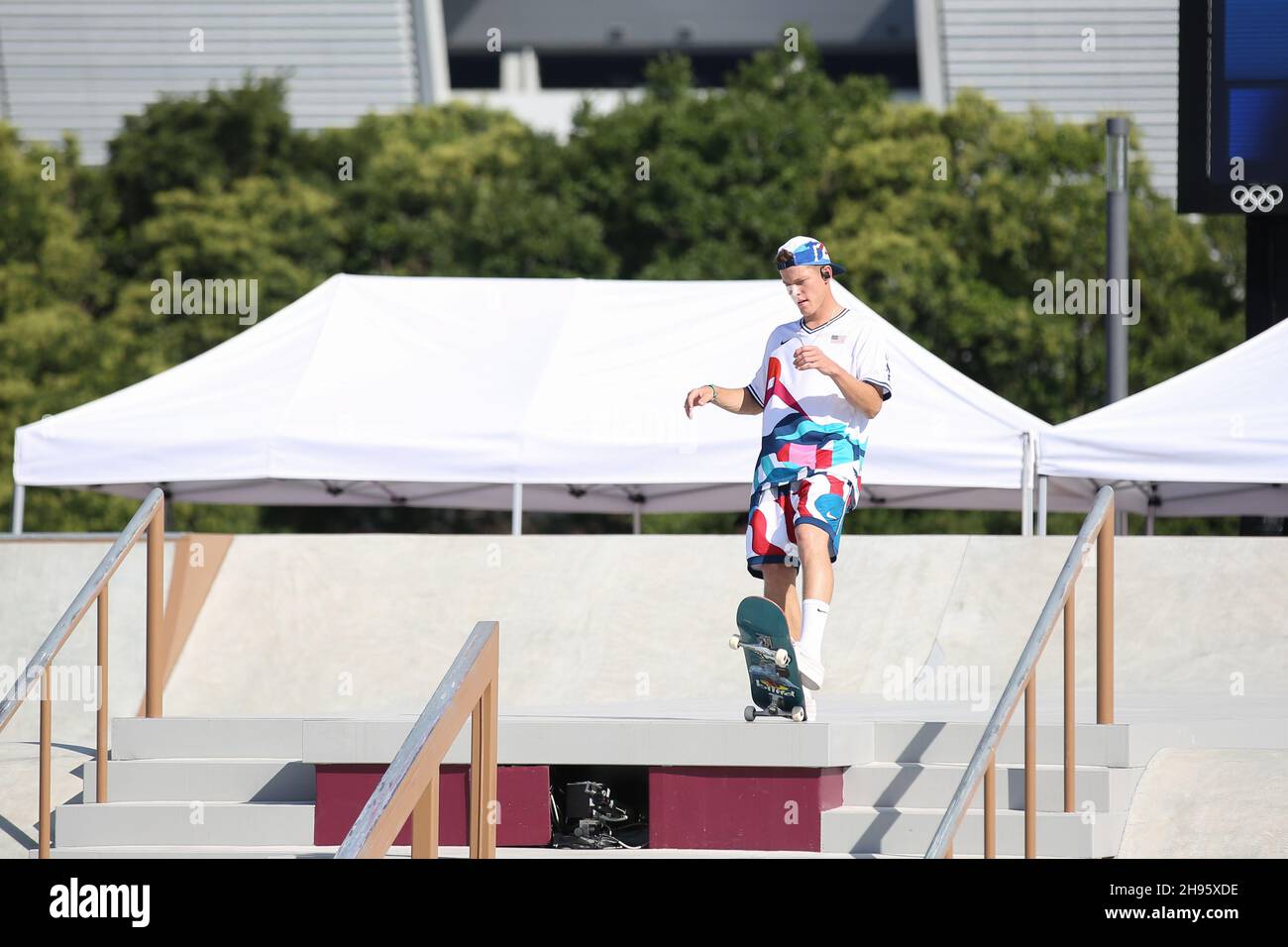 JULY 25th, 2021 - TOKYO, JAPAN: Jake ILARDI of United States ahead of ...