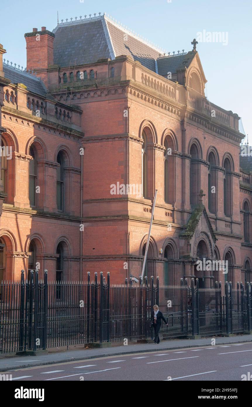 the royal courts of justice on victoria street in belfast Stock Photo ...