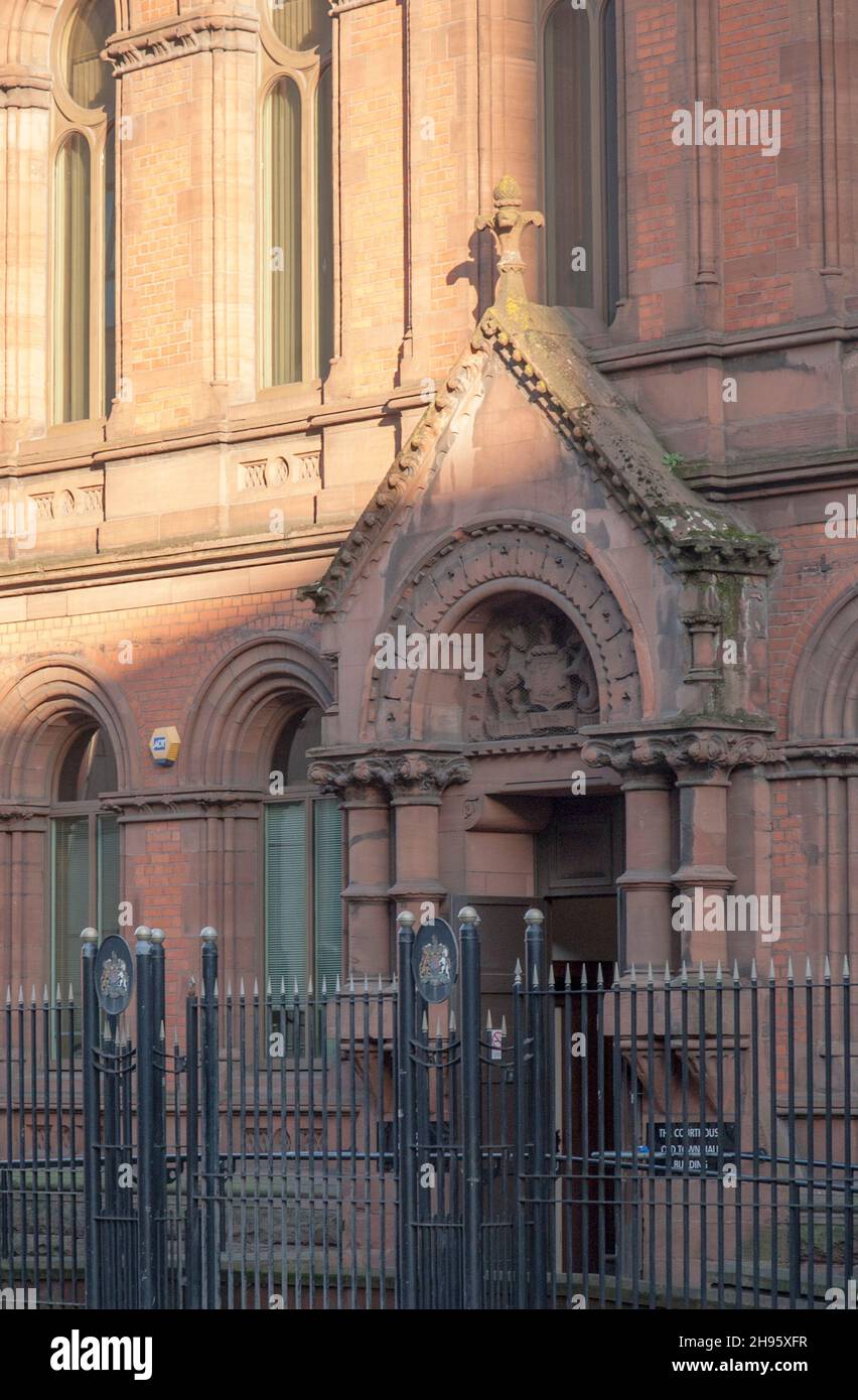 the royal courts of justice on victoria street in belfast Stock Photo ...