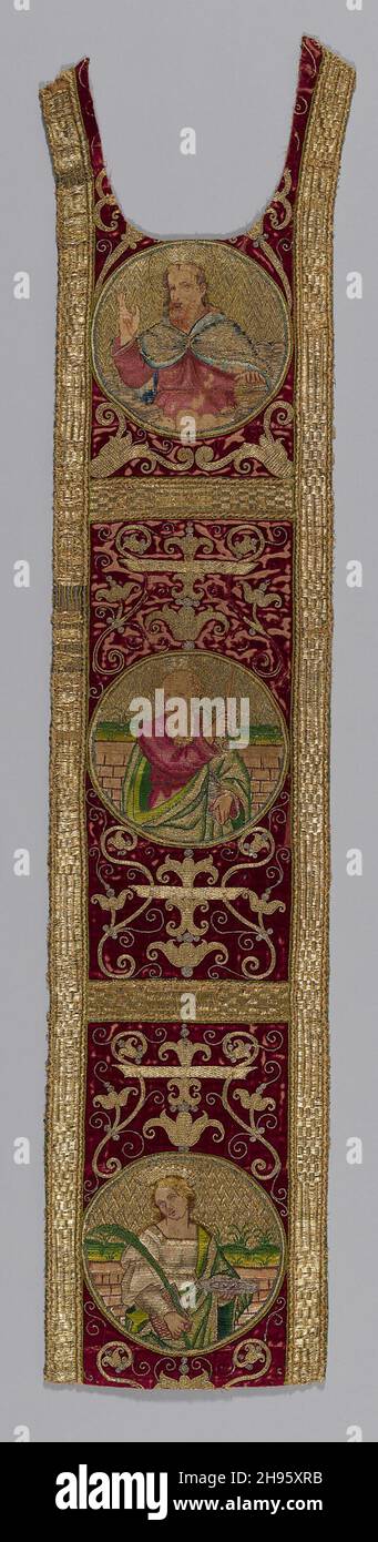 Orphrey Band, Italy, 17th century Stock Photo - Alamy