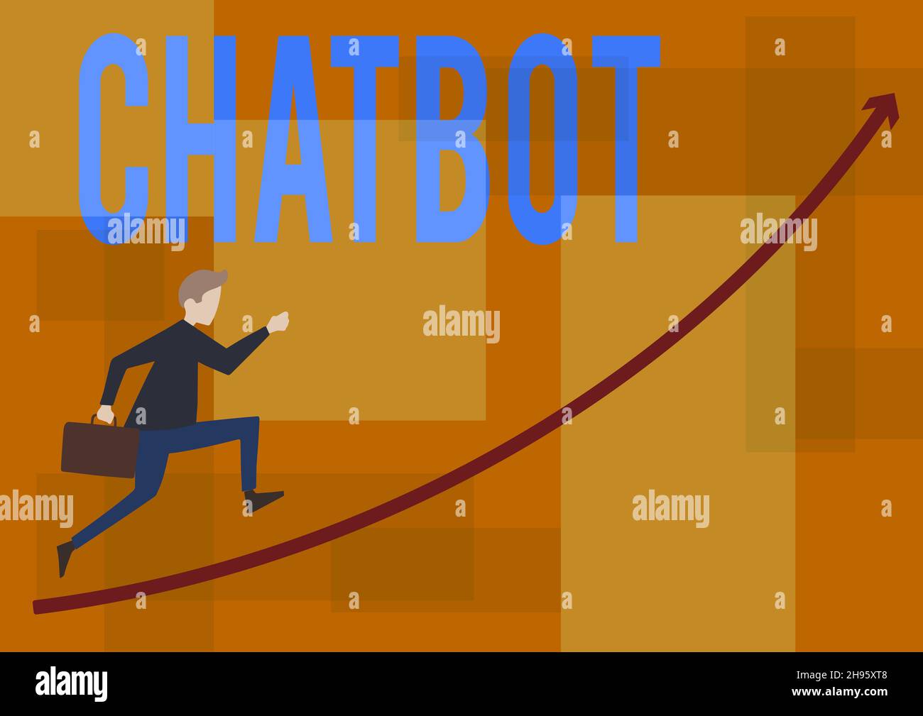 Sign Displaying Chatbot Concept Meaning A Kind Of Computer Program That Simulates Human 9093