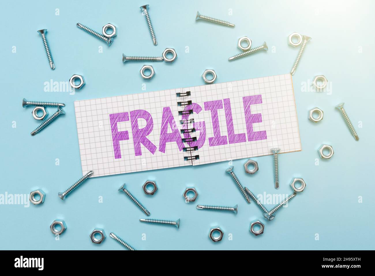 Handwriting text Fragile. Concept meaning Breakable Handle with Care ...