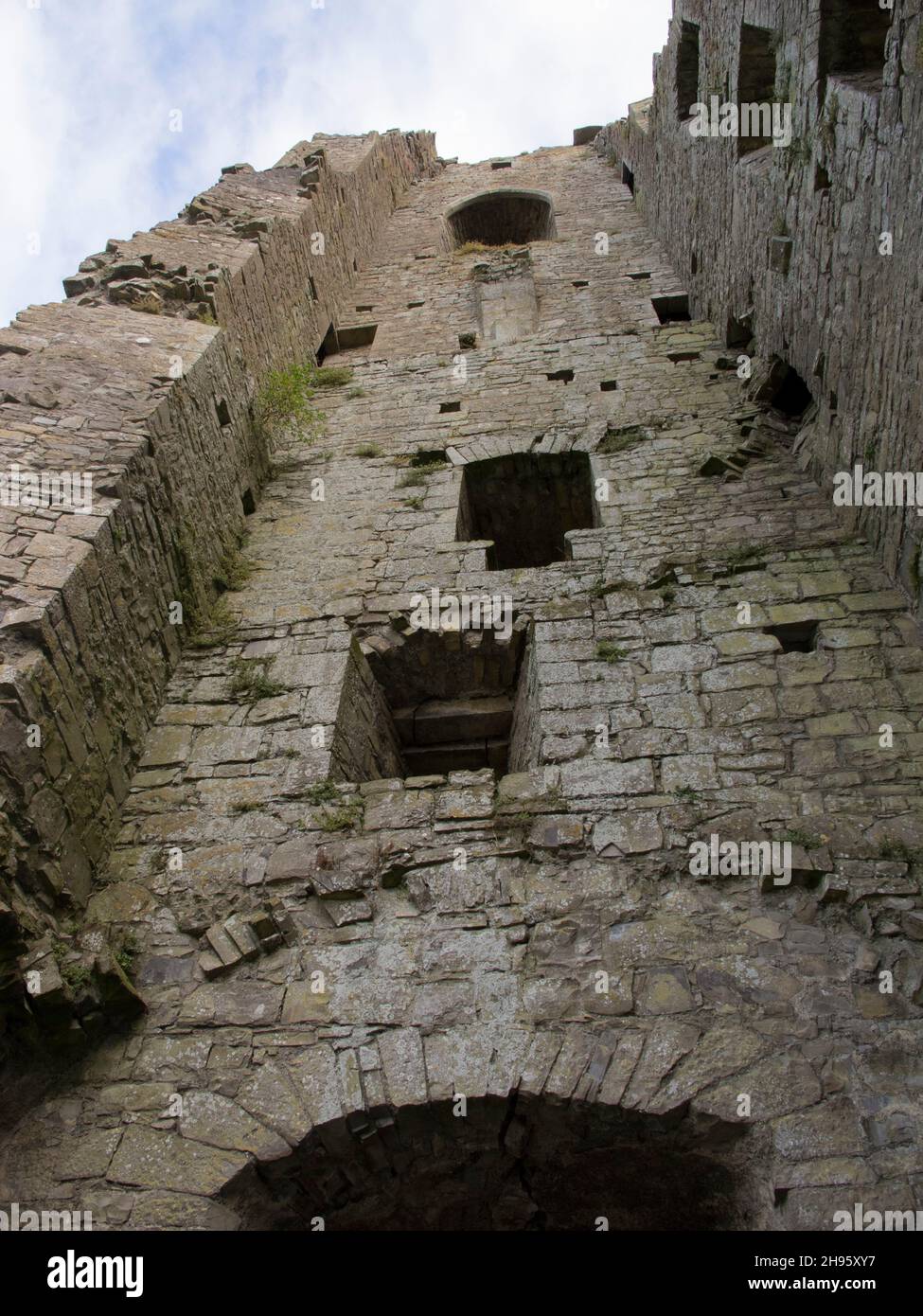 Architectural detail in Trim Castle Ireland Stock Photo - Alamy