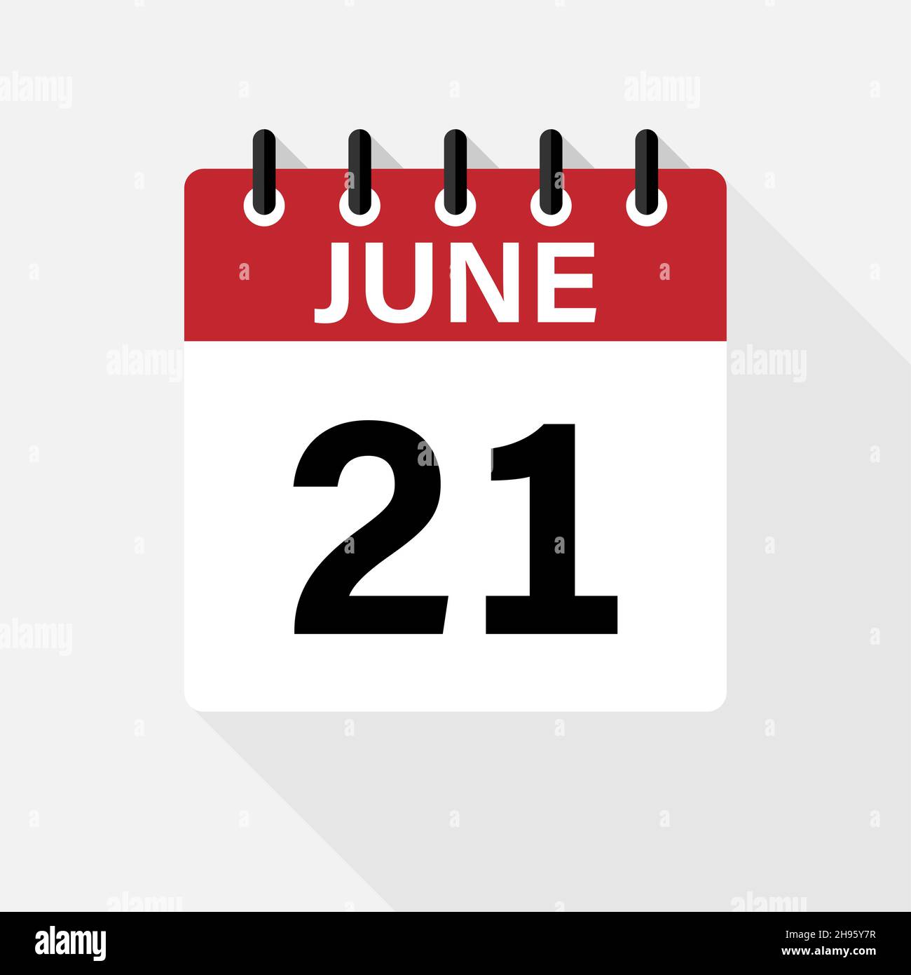 June 21 calendar Stock Vector Images - Alamy