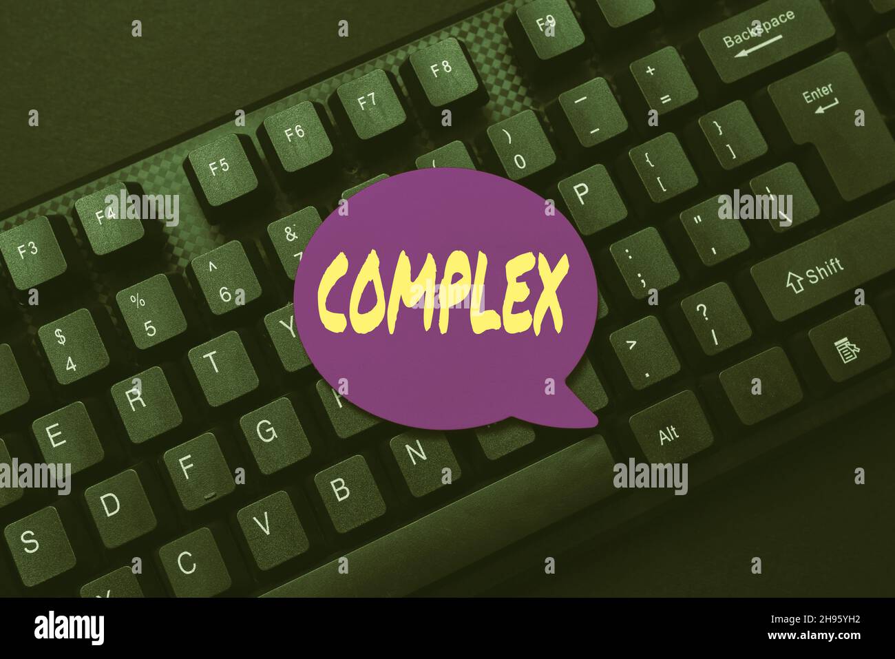 Conceptual display Complex. Word Written on the significant ideas that ...