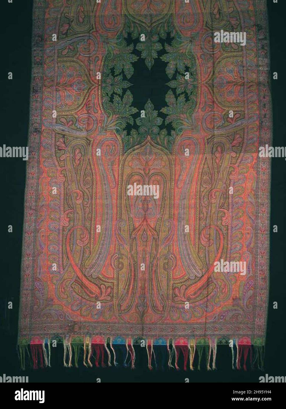 Shawl, Norwich, 1860s Stock Photo - Alamy