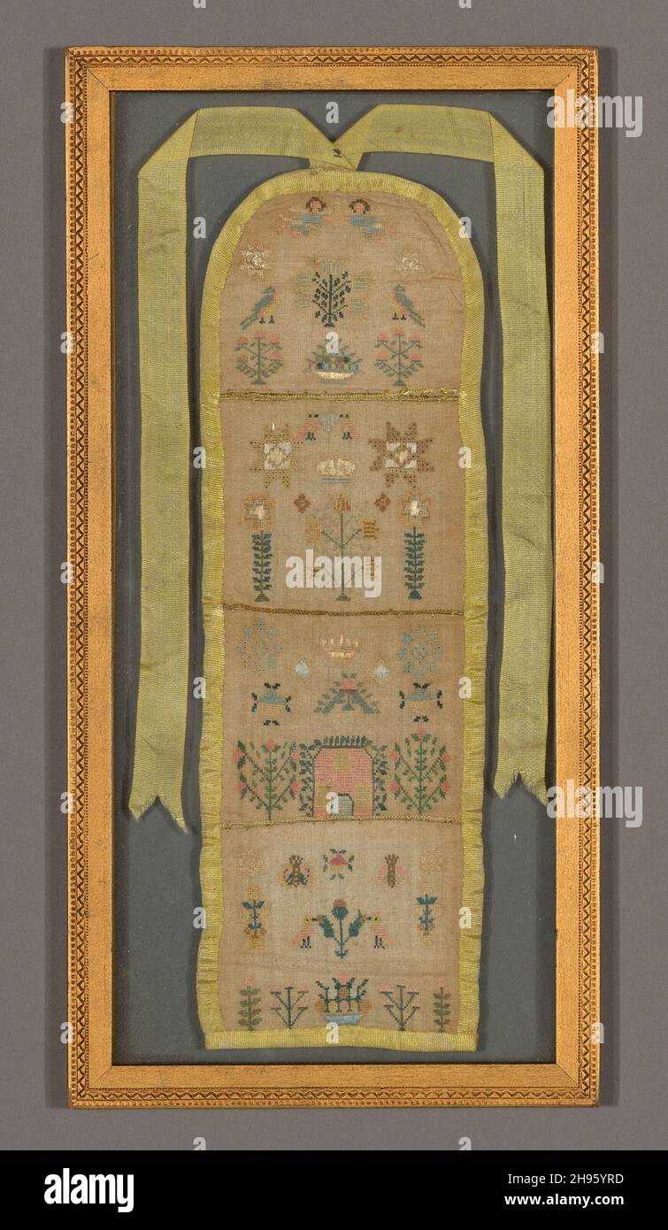 English embroidery sampler hi-res stock photography and images - Alamy