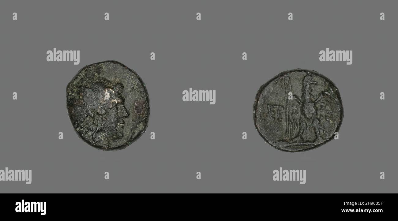 Coin Depicting the Hero Perseus, 178-168 BCE Stock Photo - Alamy