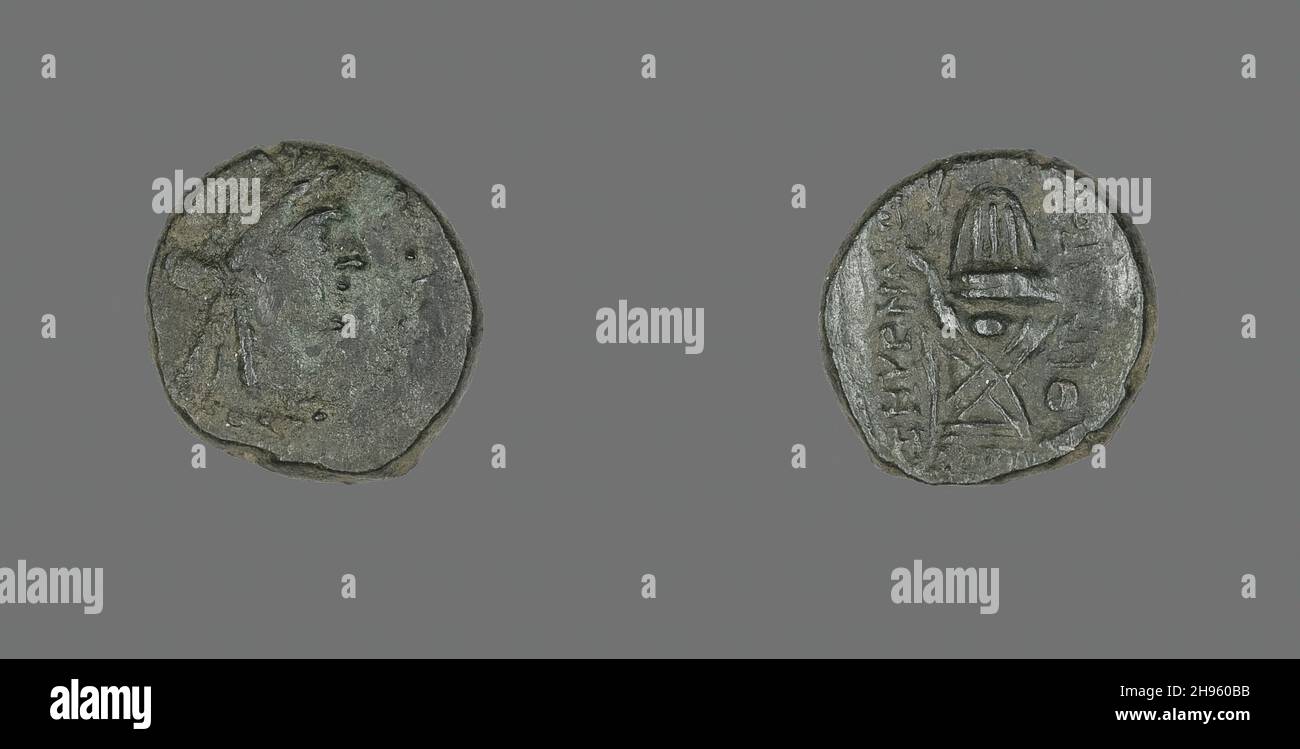 Coin Depicting the God Apollo, (75-50 BC Stock Photo - Alamy