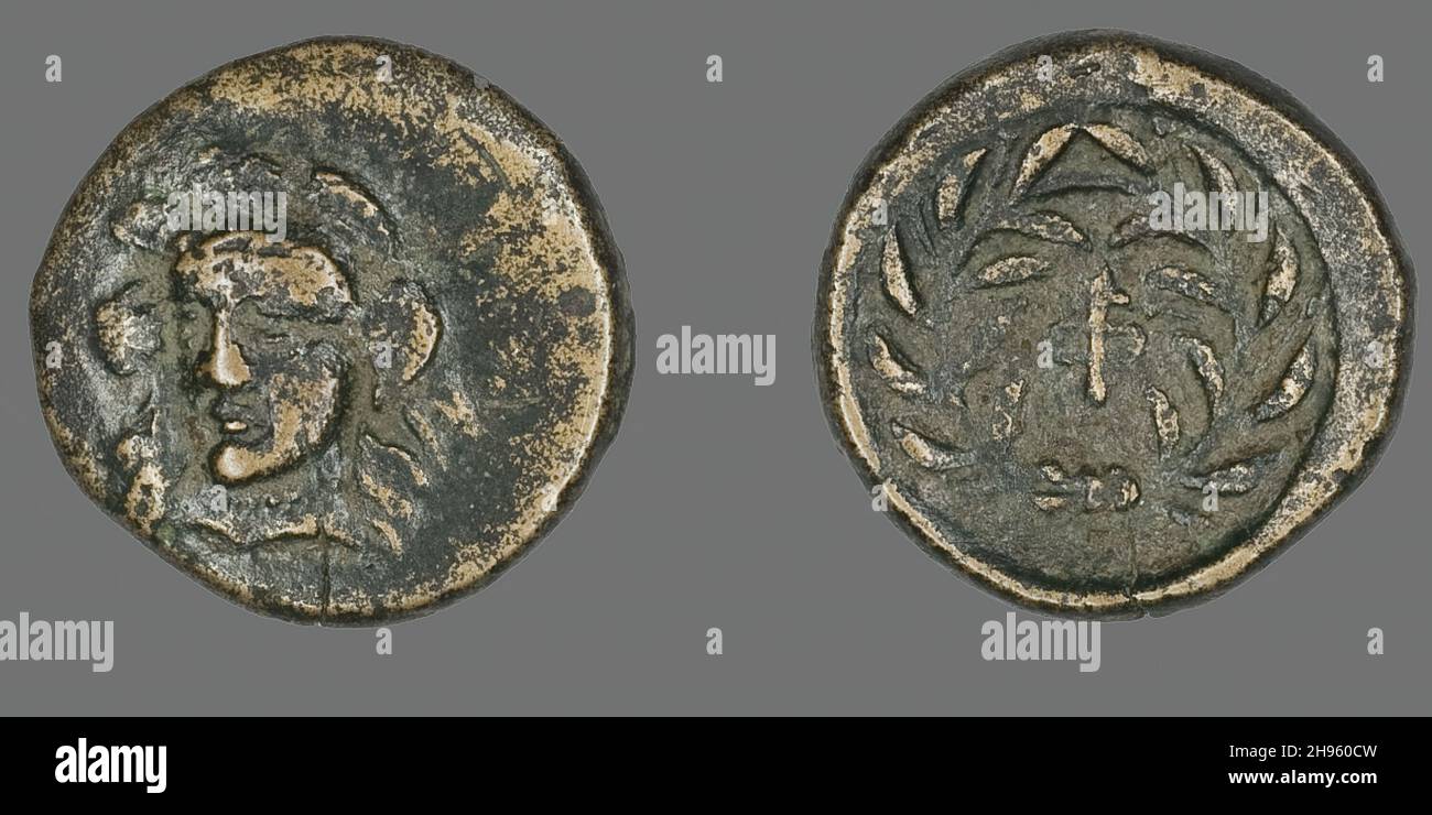 Coin Depicting the Goddess Athena, 371-357 BCE Stock Photo - Alamy