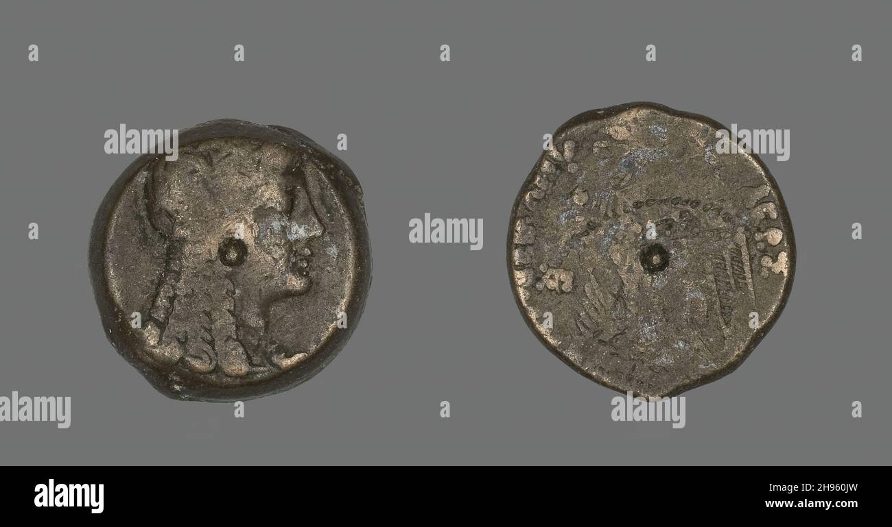 Coin Portraying Queen Cleopatra I as the Goddess Isis, 146-127 BCE ...